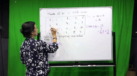 Group Frequency Distribution Youtube