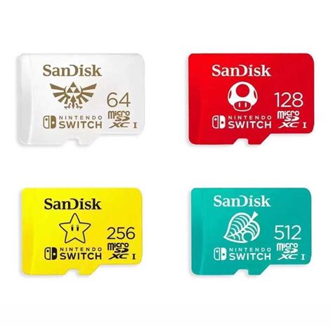 Sandisk Nintendo Switch Official Super Mario Micro Sd Xc U3 Memory Card