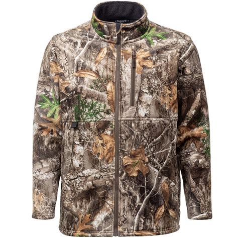 Huntworth Mens Heavy Weight Bonded Jacket Realtree Edge 9359 Edg