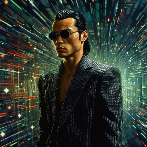 Premium Ai Image A Man In A Suit And Sunglasses Is Standing In Front