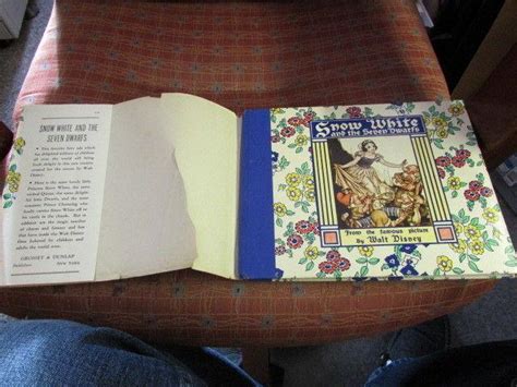 Walt Disney Snow White And The Seven Dwarfs 1938 Grosset And Dunlap