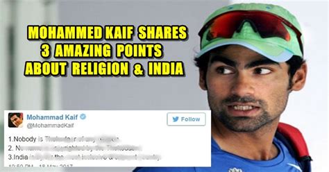 Mohammad Kaif Won Millions Of Hearts Sharing 3 Points About Religion
