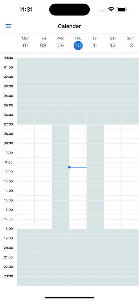 Unavailable Time Howljscalendar Kit