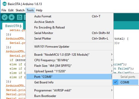 Esp8266 Pembaruan Ota Dengan Arduino Ide Iotqu