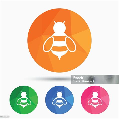 꿀벌 팻말 아이콘크기 꿀벌 또는 Api 기호까지 곤충에 대한 스톡 벡터 아트 및 기타 이미지 곤충 꿀 꿀벌 Istock