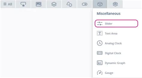 Slider TouchGFX Documentation