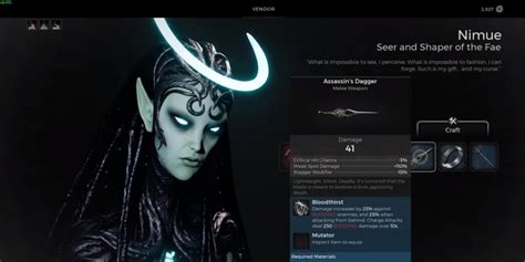 Remnant 2 Nimue Crafting All 7 Secret Items