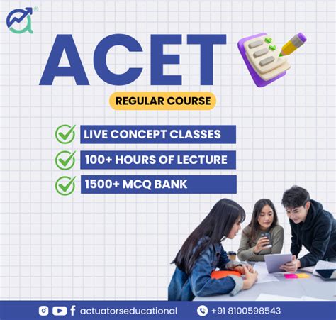 Acet Actuarial Common Entrance Test Actuators Education Institute