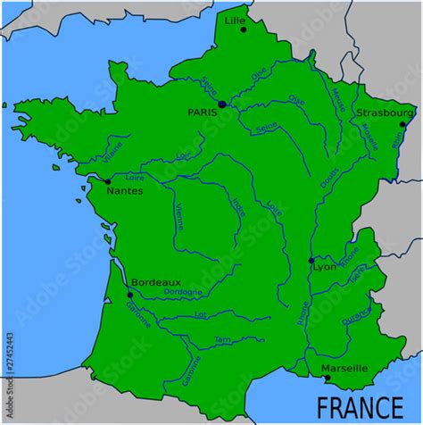 Archives des Carte des principales rivières de france Arts et Voyages