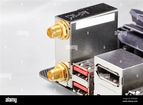 Multiple Ports On Modern Computer Mainboard Show With Hdmi Display Port Usb 32 Type A Wifi