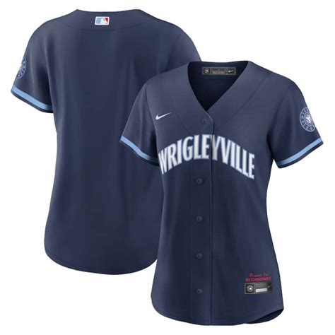 Chicago Cubs City Connect Wrigleyville Jersey S 4x Men Women