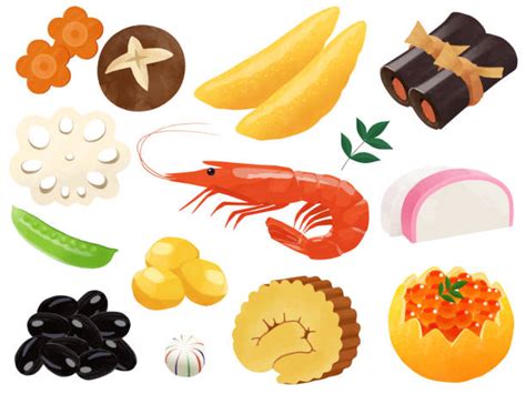 1 500 Zbiorów Zdjęć Fotografii I Beztantiemowych Obrazów Z Kategorii Osechi Ryori Ilustracje