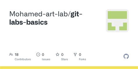 Github Mohamed Art Labgit Labs Basics