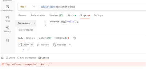 Postman Script Syntax Error Unexpected Token Help Hub Postman Community