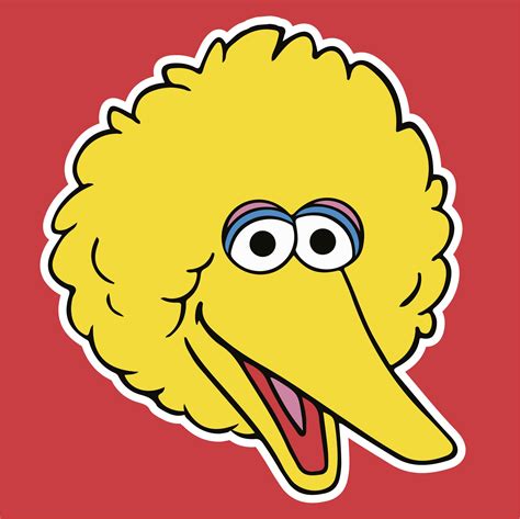 Printable Big Bird Face Template Templates Printable