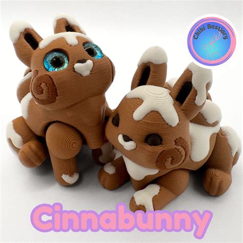 3d Printable Cinnabunny Flexi By Chibibestiary