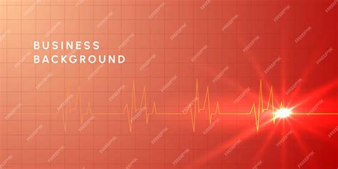 Premium Vector Emergency Red Heart Cardiologist Chart Medical Background