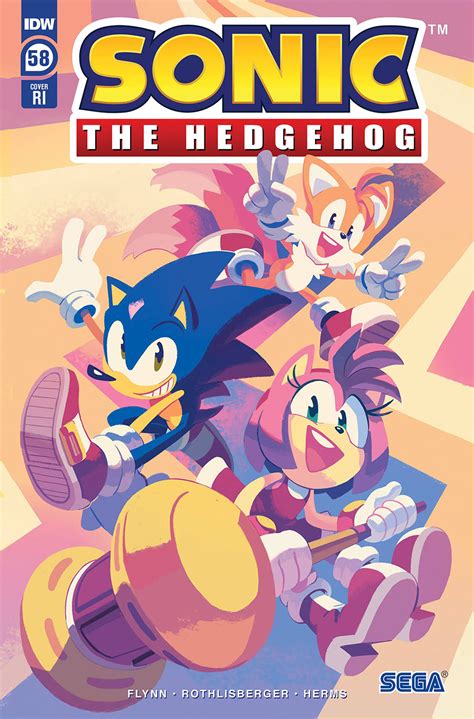 Sonic The Hedgehog Vol 3 58 Cover C Incentive Nathalie Fourdraine Variant Cover