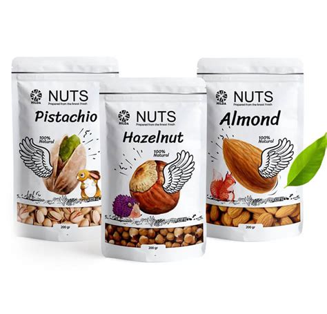 طراحی بسته بندی خشکبار گروه طراحان عرفان