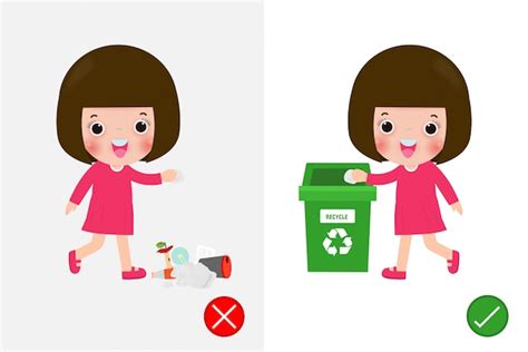 Premium Vector Do Not Throw Littering Butts On The Floor Wrong And