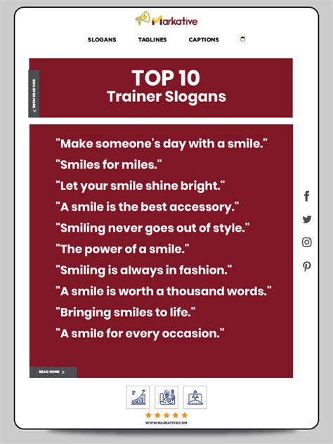 159 Creative Trainer Slogans Taglines Ideas Markative