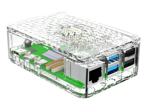 Multicomp Raspberry Pi Case Clear Kiwi Electronics
