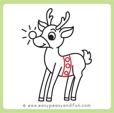 How To Draw A Reindeer Step By Step Drawing Tutorial Easy Peasy And Fun