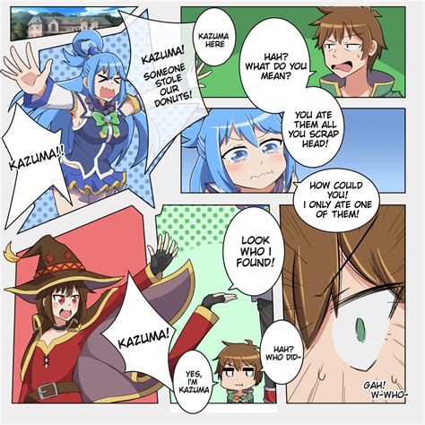 Konosuba And A Wizard An Old Comic By Me Infinityxdragon I Just