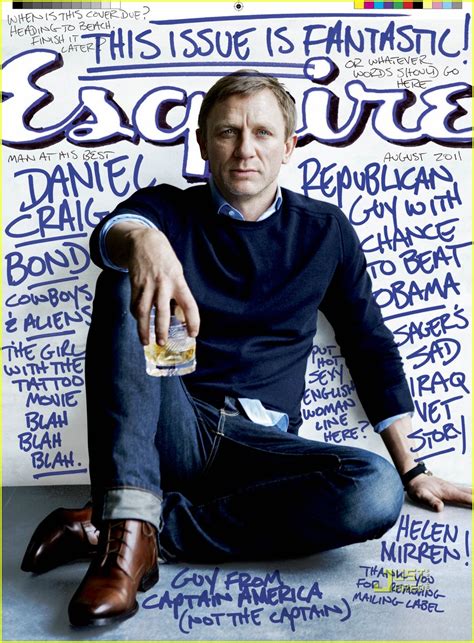 Smartologie Daniel Craig For Esquire Magazine August 2011
