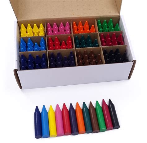 Assorted Wax Crayons Class Pack 144 Major Brushes