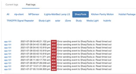 Error Sending Event Read Timed Out Web Sharptools Community