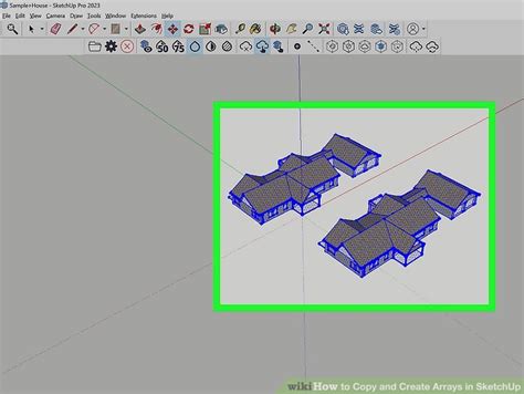 How To Copy And Create Arrays In Sketchup Easy Directions