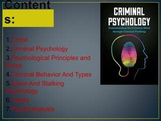 Criminal Psychology Pptx