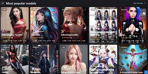 Most Popular Models Tab And Models Tab In My Profile Shows Everyones