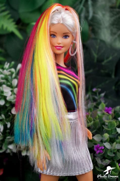 Barbie Fxn96 Rainbow Sparkle Hair Doll Artofit