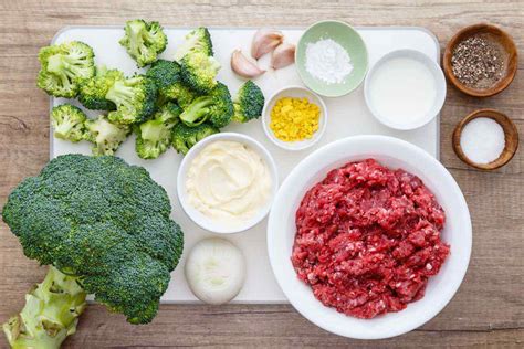 Garlic Roasted Broccoli And Ground Beef Casserole Paleo Grubs