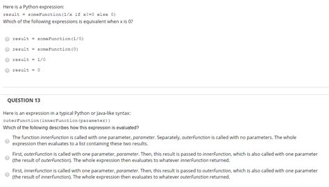 Solved Question 14 Consider The Following Python Function