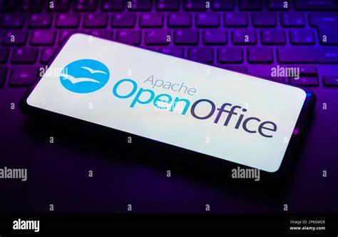 In This Photo Illustration The Apache Openoffice Logo Seen Displayed