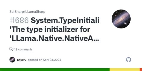 System TypeInitializationException The Type Initializer For LLama Native NativeApi Threw An