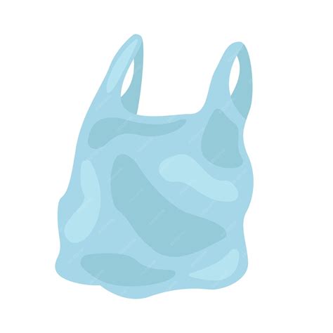 비닐 봉투의 일러스트 프리미엄 벡터