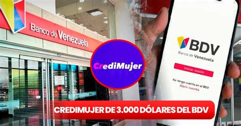 Credimujer del Banco de Venezuela 2024 consulta con cédula cómo