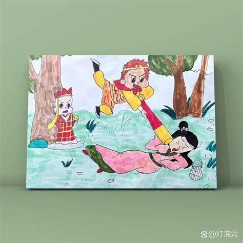 儿童简笔画三打白骨精（推荐11张） 简笔画图片大全
