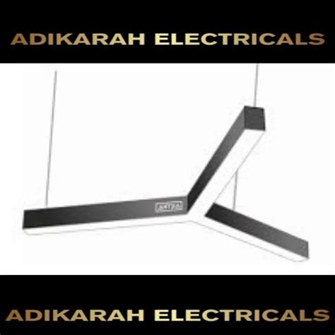 White Black Aluminium Y Shape Linear 1200mm For Decoration At