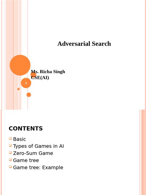 Unit 2 Topic 6 Adversarial Search Pdf Applied Mathematics Gaming