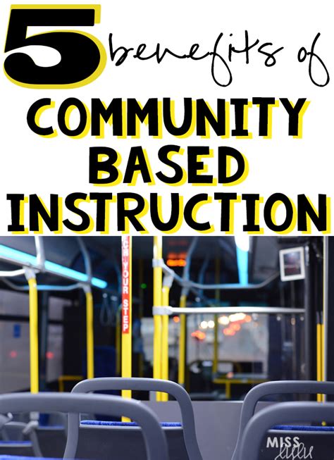 Five Benefits Of Community Based Instruction Miss Lulu