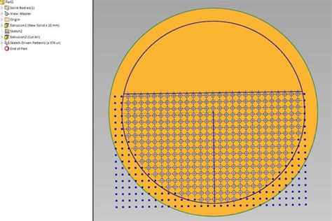 how to fill an arbitrary region with a hole pattern autodesk community