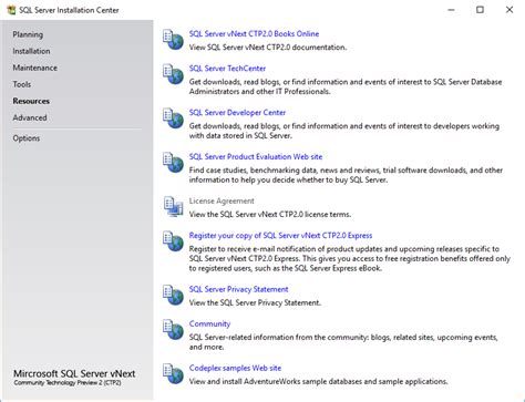 SQL Server 2019 Installation Center To Setup New Instance