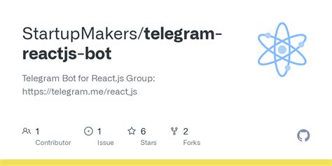Github Startupmakerstelegram Reactjs Bot Telegram Bot For Reactjs