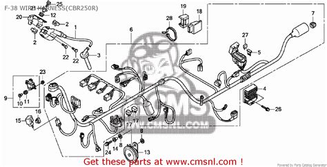 Honda CBR250R 2011 B F 38 WIRE HARNESS CBR250R Buy F 38 WIRE
