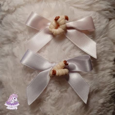 Creepy Crawlies Set Maggots Bugs Morute Mochette Etsy Creepy Cute Fashion Creepy